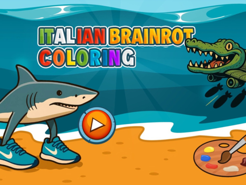 Italian Brainrot Coloring (%original_name%) 🕹️ Играть онлайн на Sgames